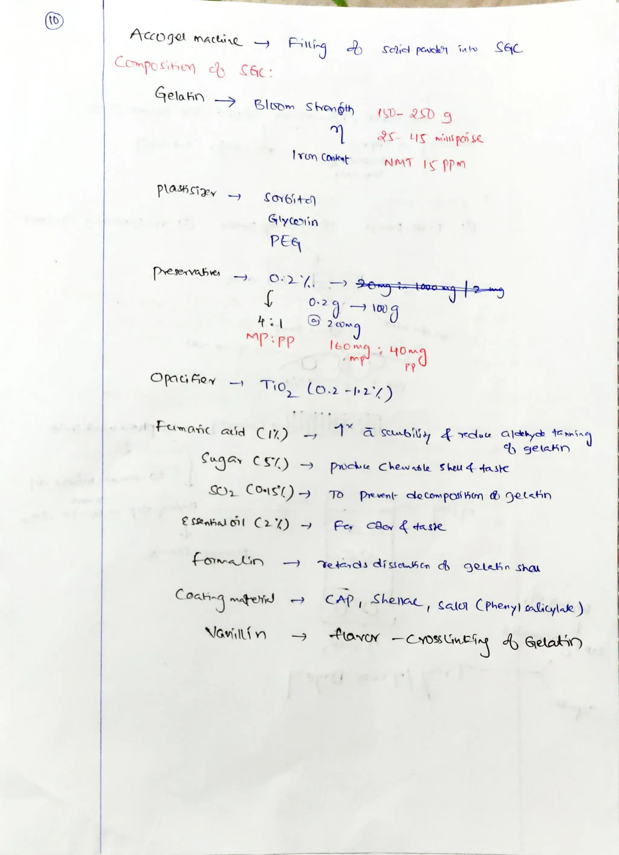 Capsules GPAT PREPARATION NOTES for pharmacy | PDF