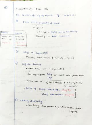 Capsules GPAT PREPARATION NOTES for pharmacy | PDF