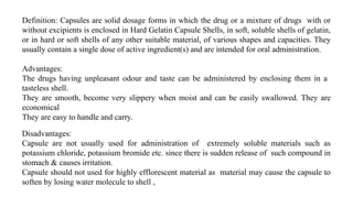 Capsules.pptx industrial pharmacy (good) | PPT