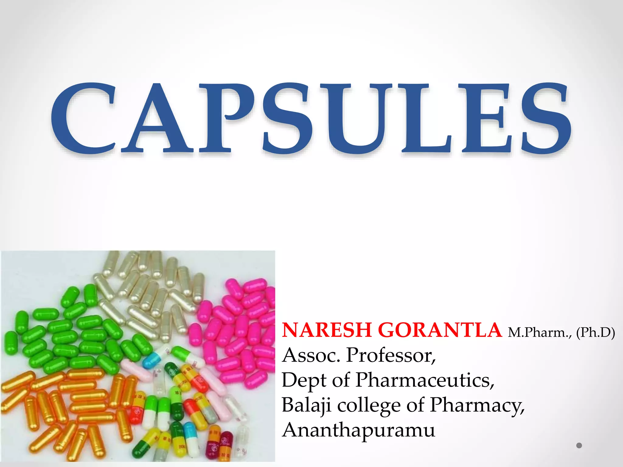 Capsules | PPTX