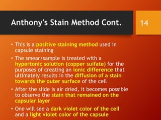 Capsule staining | PPTX