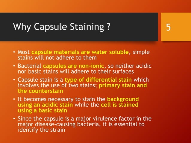 Capsule staining | PPTX | Style & Fashion