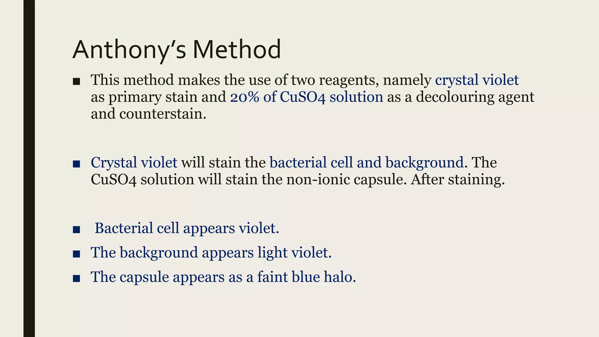 Capsule staining | PPTX