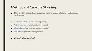 Capsule staining | PPTX