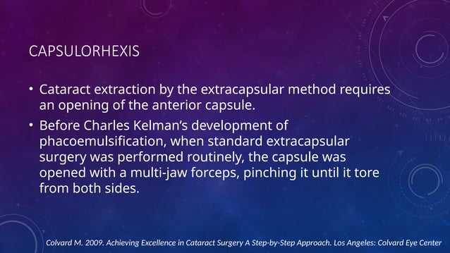 Capsulorhexis (jenis dan tatacara) pada operasi katarak.pptx