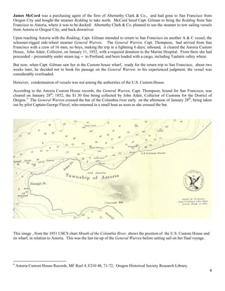 CAPT. GEO FLAVEL -- WRECK & PERIL OF THE GEN'L WARREN -- LONG FORM | PDF