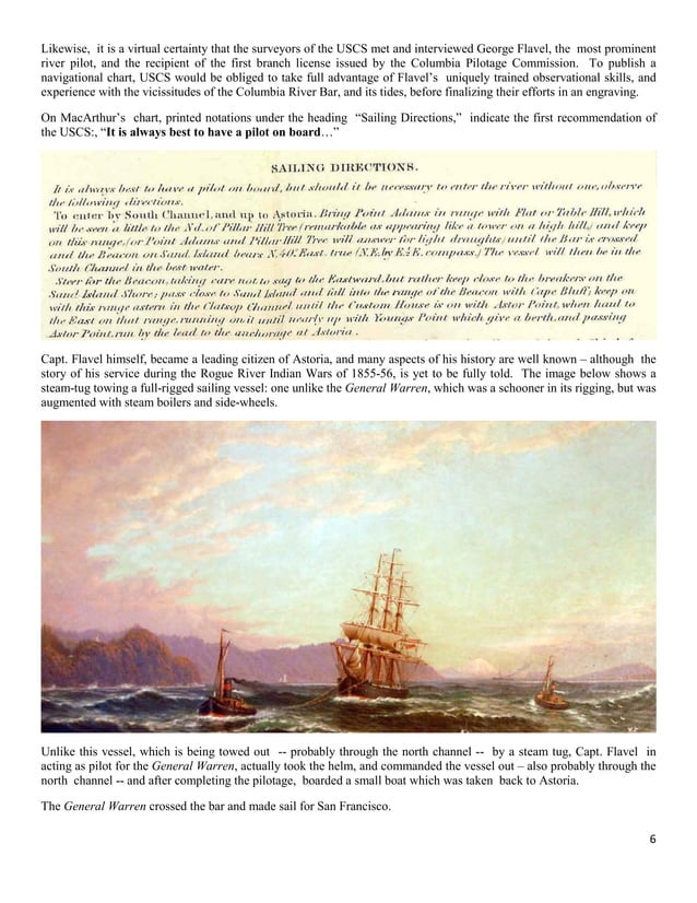 CAPT. GEO FLAVEL -- WRECK & PERIL OF THE GEN'L WARREN -- LONG FORM | PDF