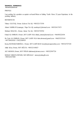 Capt.ali baycan(c.v)r | DOCX