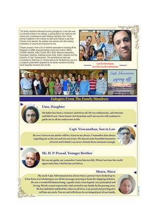 Capt. Subramaniam Remembrance Meet | PDF