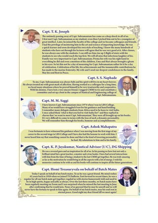 Capt. Subramaniam Remembrance Meet | PDF