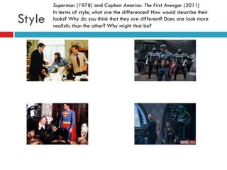 GCSE Film Studies Captain America First Avenger: A Scheme of Work and ...