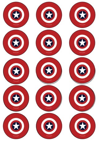 Captain america template 2 | PDF