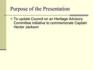Captain Jackson Memorial (Langley Township) | PPS