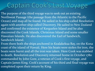 Captain james cook | PPTX