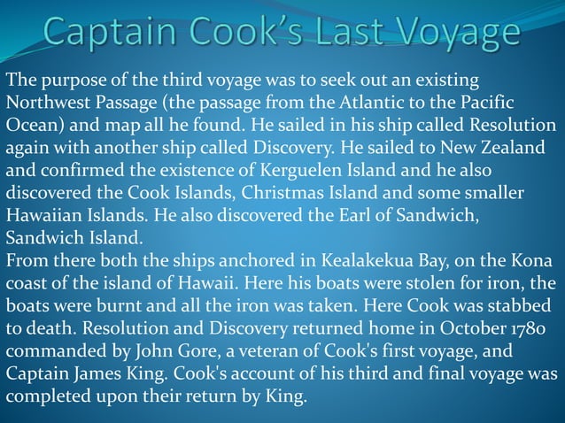 Captain james cook | PPTX