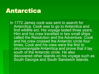 Captain James Cook presentation for grade 8 students | PPTX