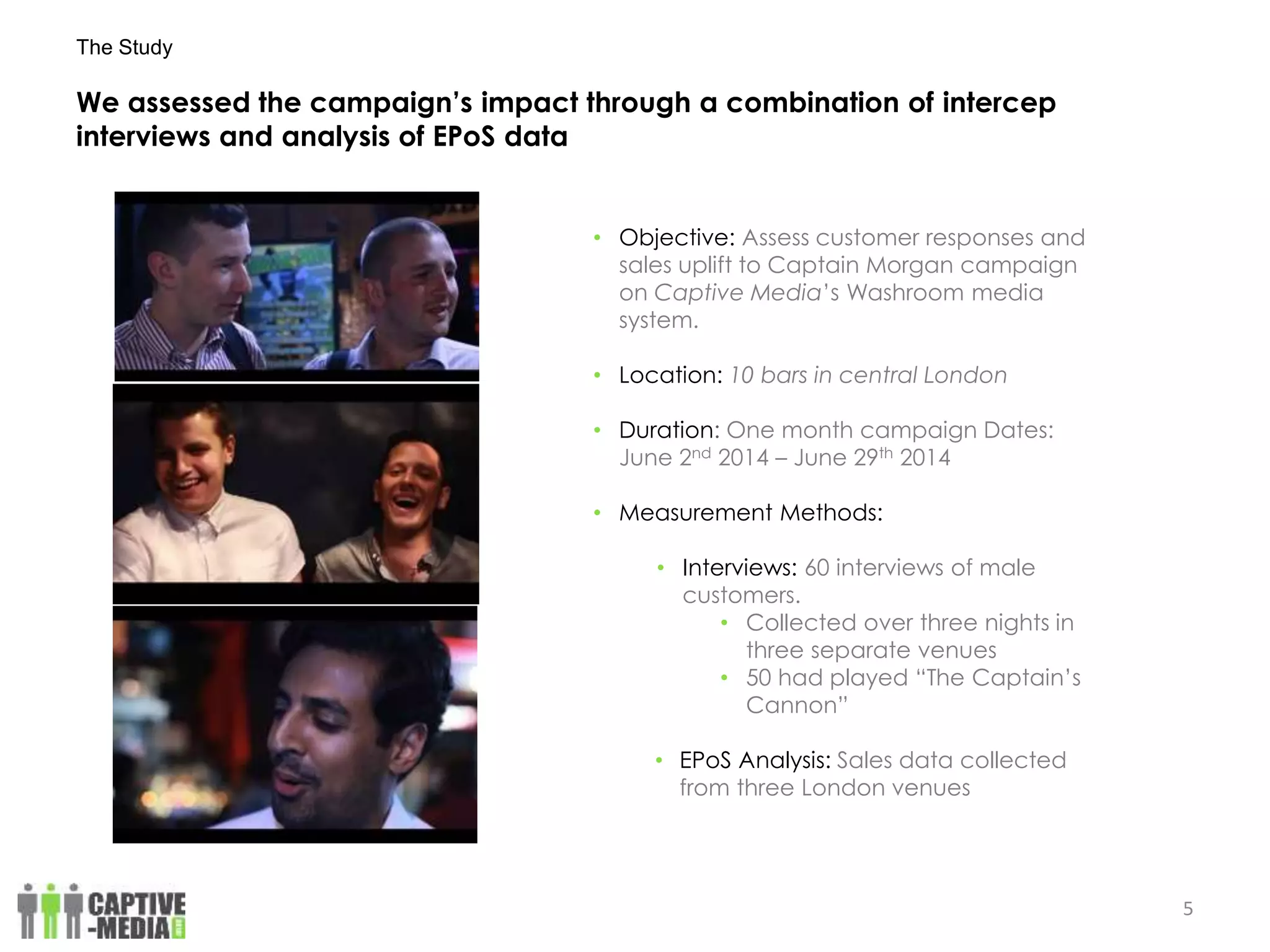 Captain Morgan Case Study - Sponsored Game on Captive Media | PPTX