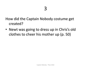 Captain nobody open book quiz (chapter 6 10) | PPT