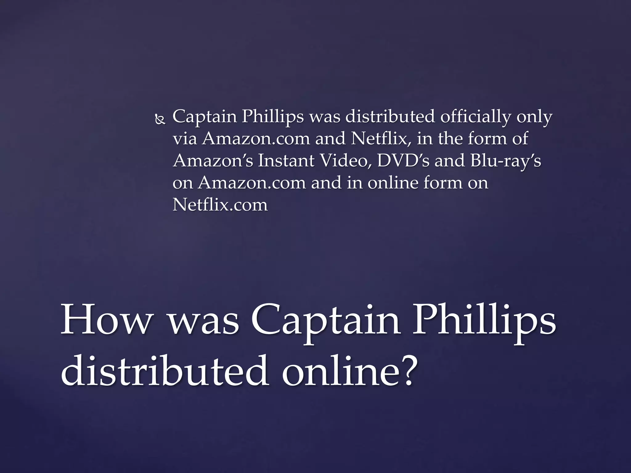 Captain phillips | PPTX