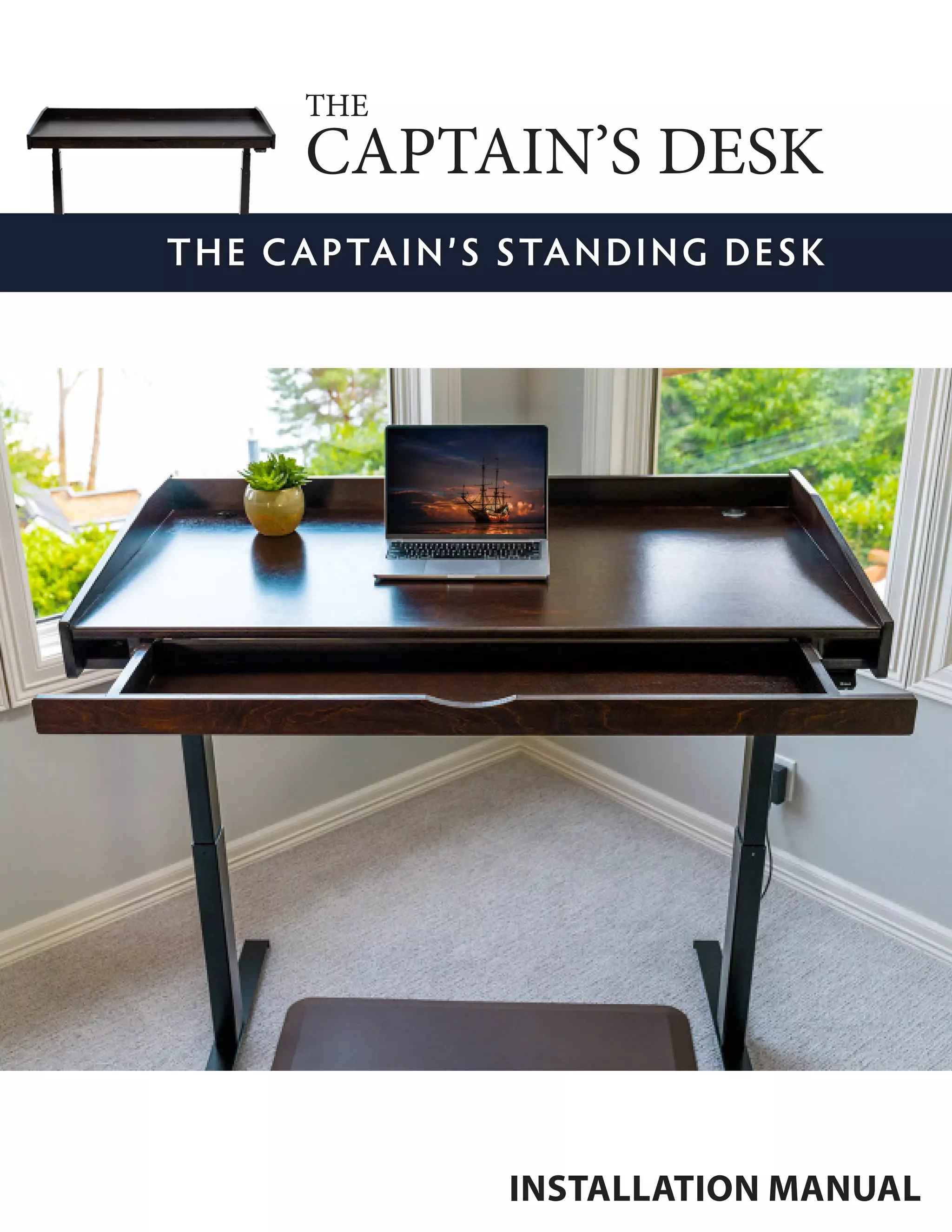 Captain's Desk Standing Desk Instruction Manual | PDF | Computer ...