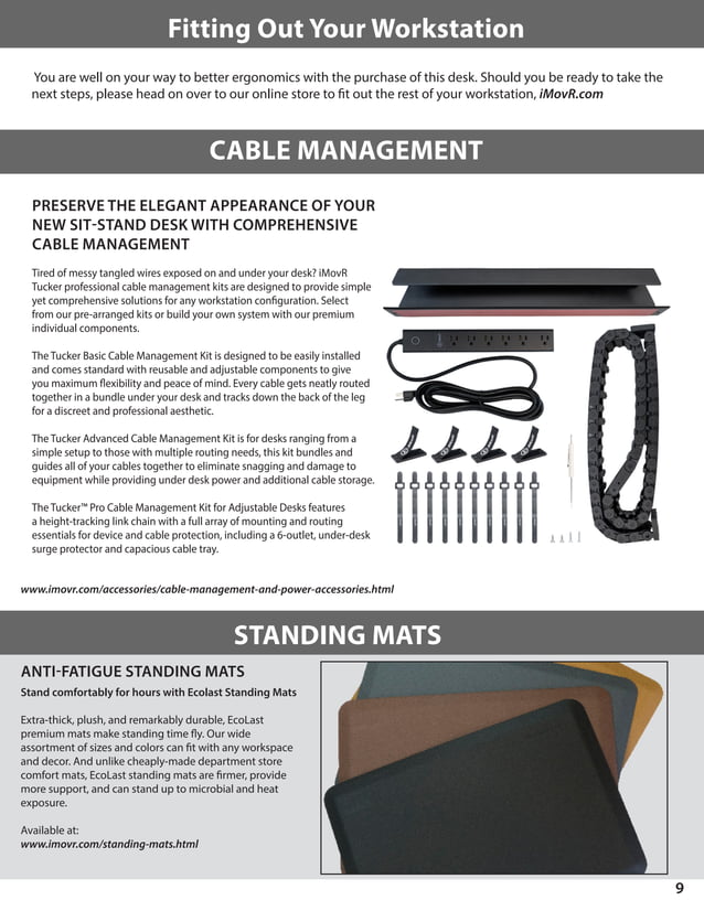 Captain's Desk Standing Desk Instruction Manual | PDF | Computer ...
