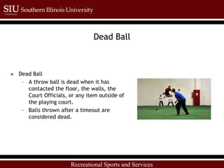 Captain's Meeting Dodgeball | PPT