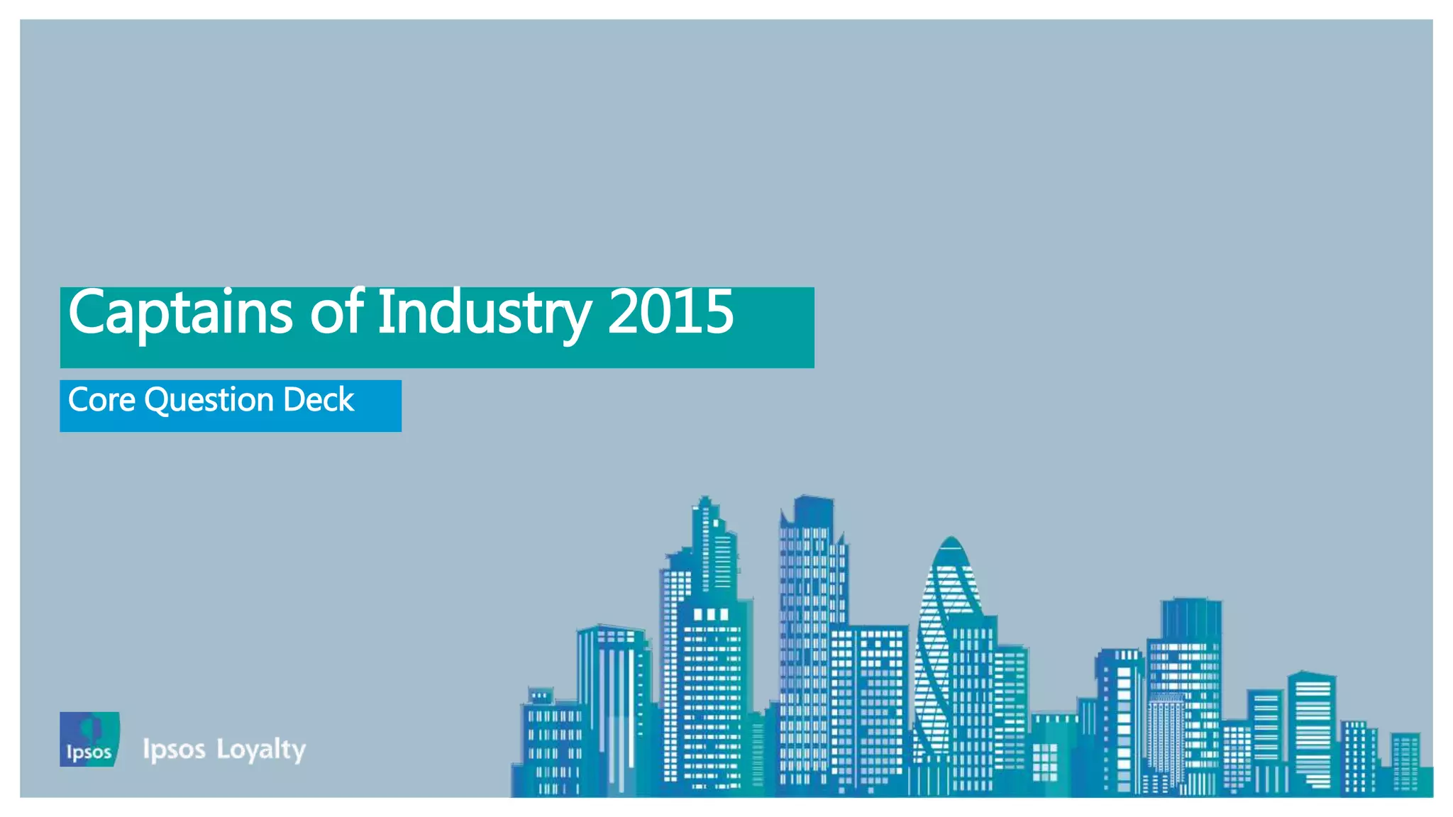 Captains of Industry | PPT