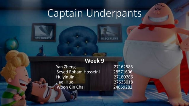 Captain Underpants Movie Analysis | PPTX