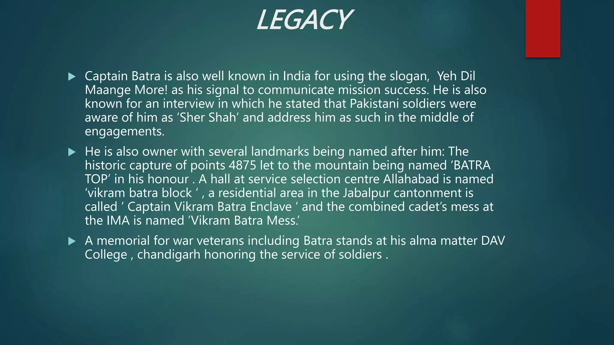 captain Vikram Batra (param vir chakra winner ).pptx