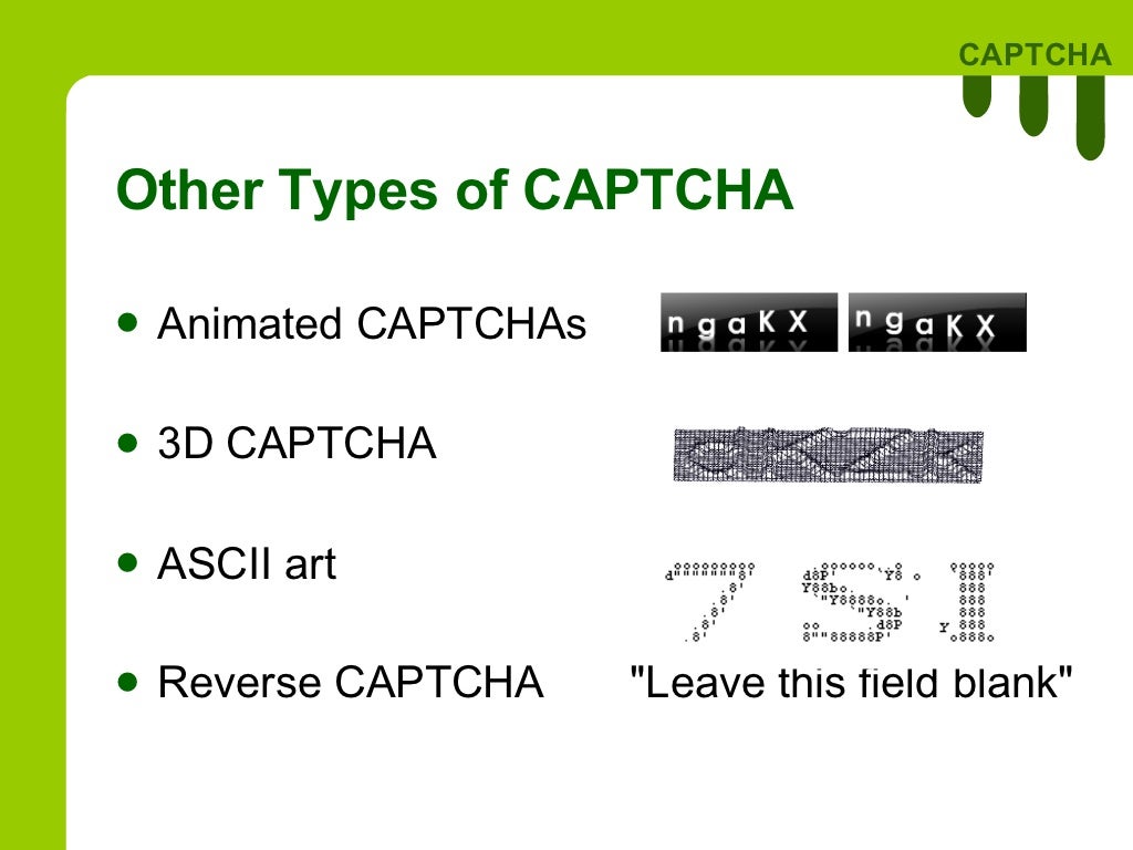 Other Types Of CAPTCHA Animated other-types-of-captcha-animated