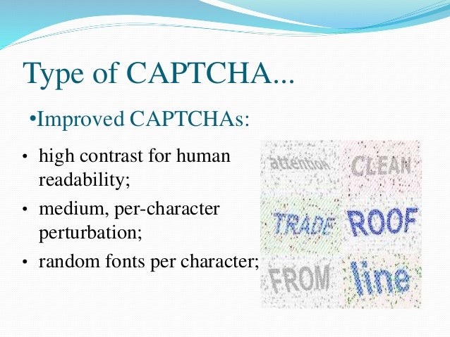 Introduction about Captcha and its types