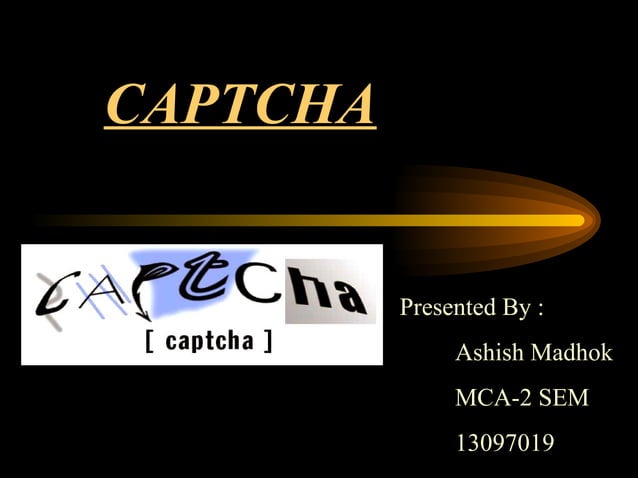 Captcha1 | PPT