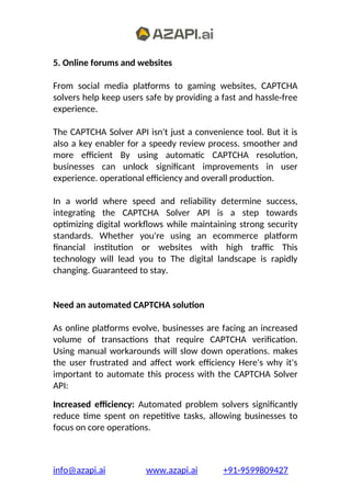 CAPTCHA Solver API Unlocking Faster Digital Verifications.docx