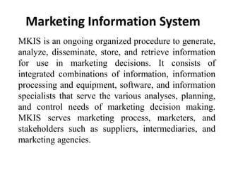 Managing Marketing Information | PPTX