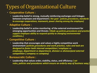 Capter 10 leadership of culture 2 | PPT