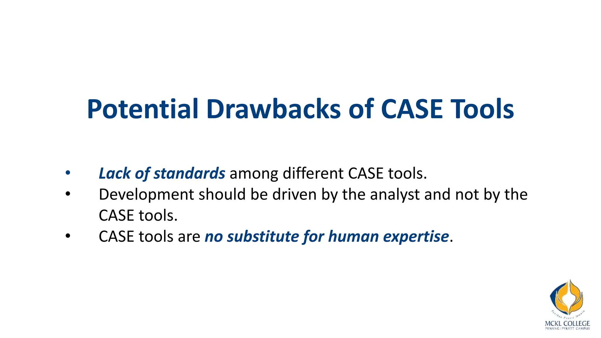 Capter 4 Case Tools.pptx System Analysis and Design | PPTX