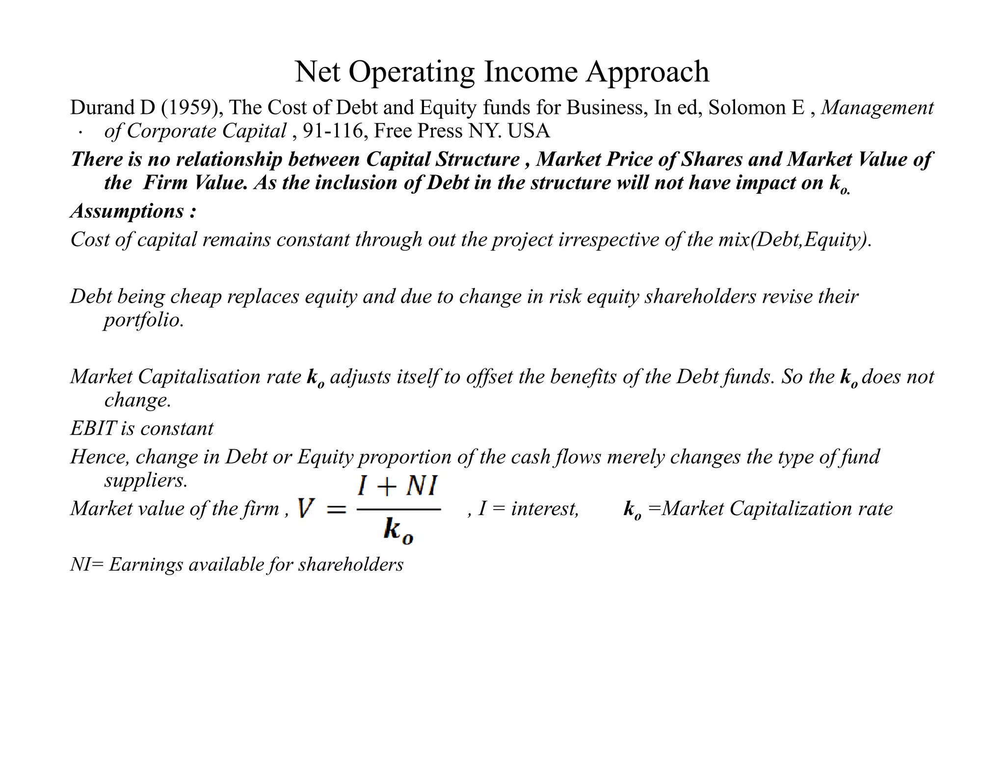 CAPITAL STRUCTURE tHEORY | PDF