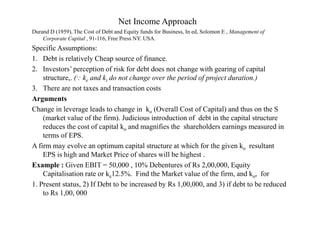 CAPITAL STRUCTURE tHEORY | PDF