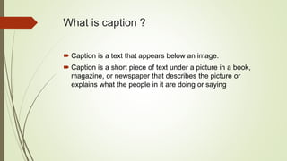 Caption | PPTX