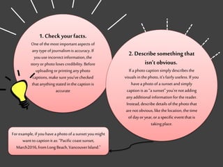 how to write a good caption (english presentation) | PPTX