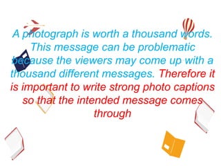 Definition, Social Function, Language Features, Types of Caption | PPTX