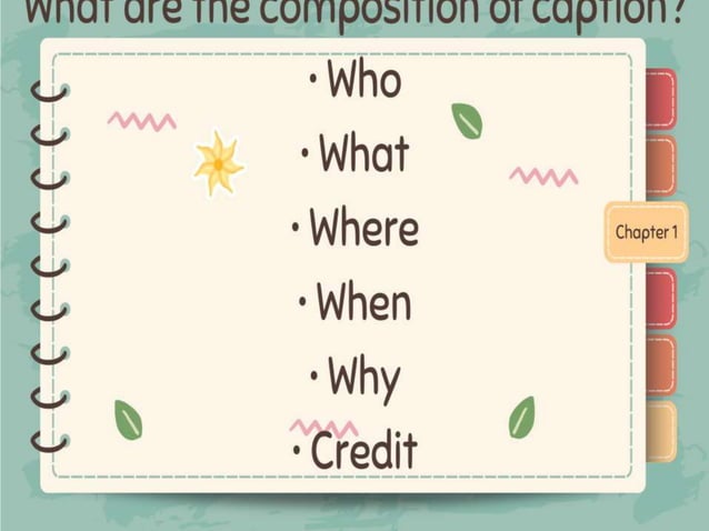 Definition, Social Function, Language Features, Types of Caption | PPT