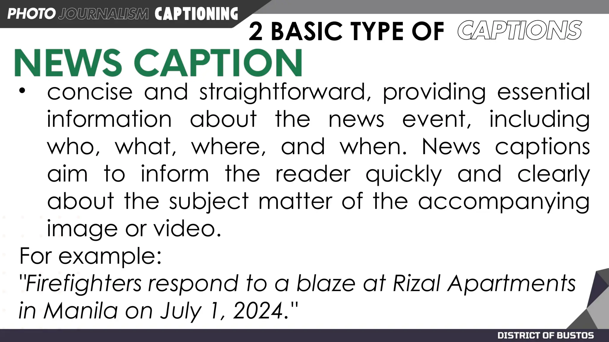 CAPTIONING PHOTOJOURNALISM 2025 Ces.pptx