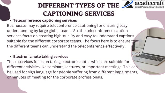 Captioning services- What are these, types, and key advantages.pptx ...