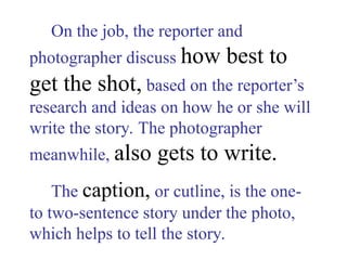Captioning: How to write a Photo Caption | PPT