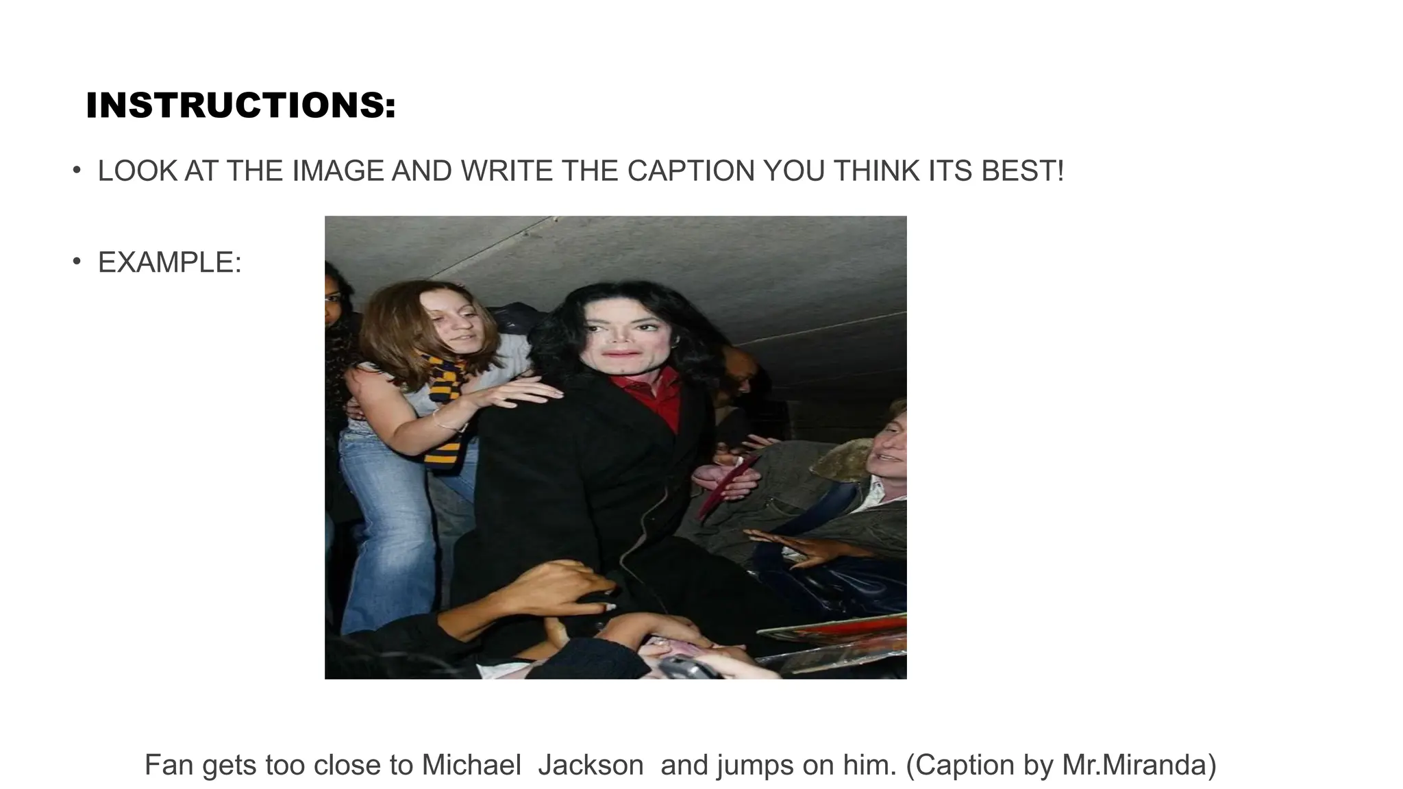 Caption This! images that help write captions | PPTX