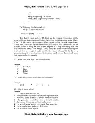 C++aptitude questions and answers | PDF | Programming Languages | Computing