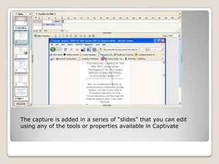 Screencasting with Captivate | PPT