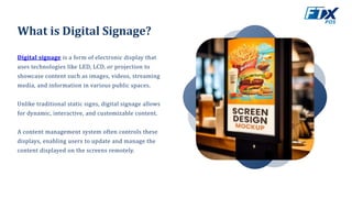 How to Choose the Right Digital Signage for Your Business | PPTX