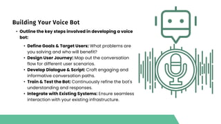 Captivate your audience with voice bot solutions | PPTX